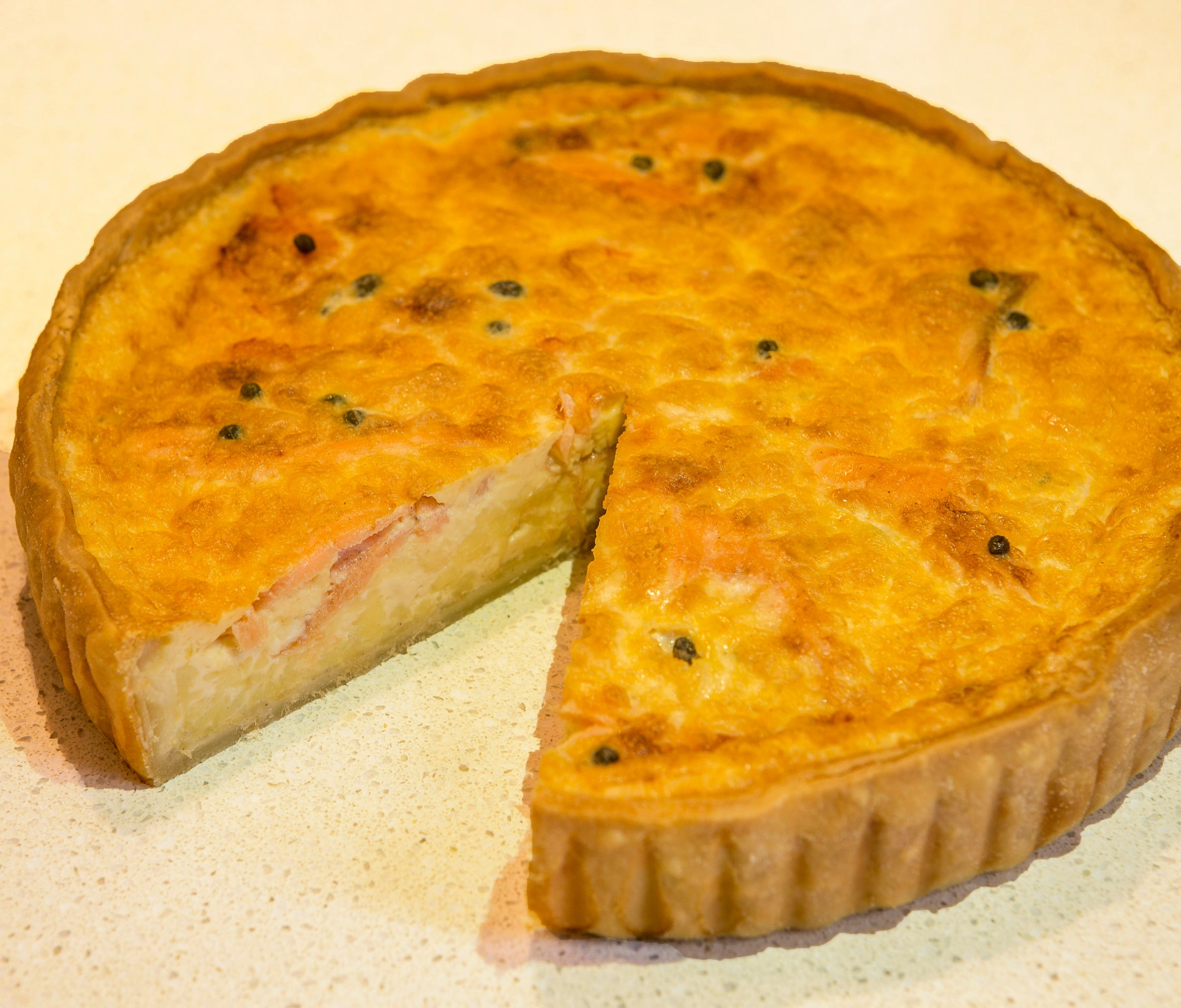 Family Quiche (cooked & cold) – La Renaissance Patisserie